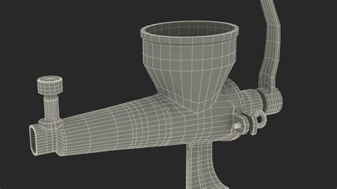 stainless steel manual wheatgrass juicer 3d model 34 3ds blend c4d fbx max ma lxo obj