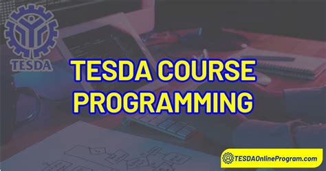Tesda Programming Courses Tesda Online Program