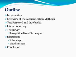 Graphical Authentication System Pptx
