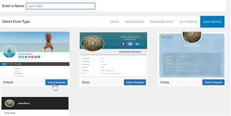 how to create custom wordpress user profile page