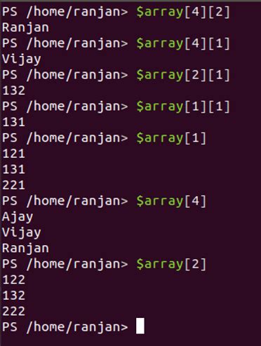 PowerShell Multidimensional Array Initialization Of Multidimensional Array