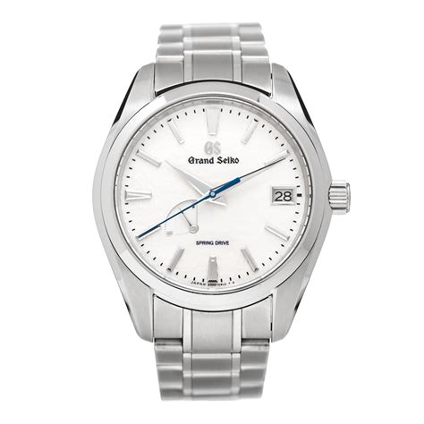 Grand Seiko Titanium 41mm Snowflake Spring Drive Automatic Watch
