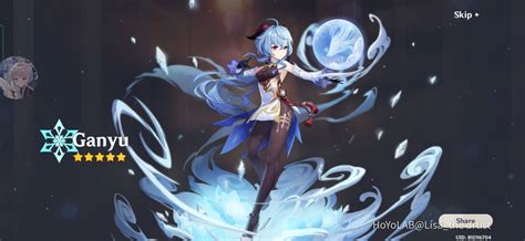 Ganyu Summons Genshin Impact HoYoLAB