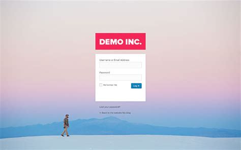 how to customize wordpress reset password page