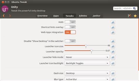 ubuntu tweak 0 8 4 released to support ubuntu 13 04 softpedia
