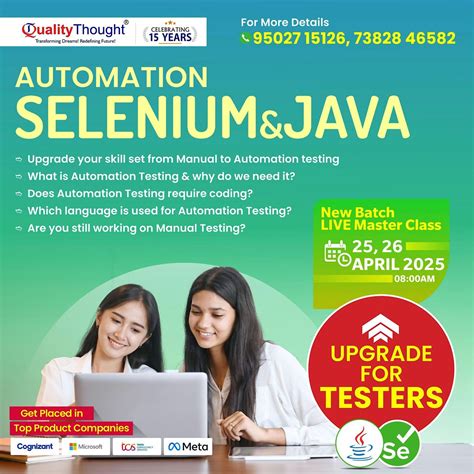 Selenium With Java Masterclass By Quality Thought Quality Thought