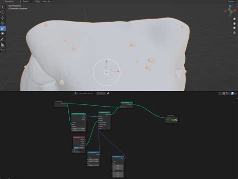 how do i color the geometry nodes on the object a different hue than
