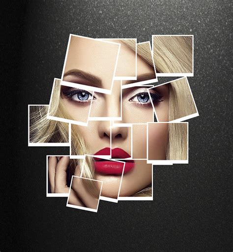 利用ps 软件，用无数张照片拼接成一张人脸