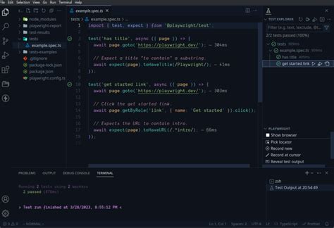 Enabling Pw Api Debugging In Playwright Test For VSCode