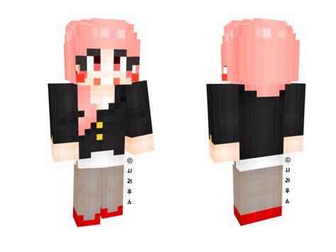 [마인크래프트스킨] 달자님 섹시양복 스킨 여자스킨 네이버 블로그