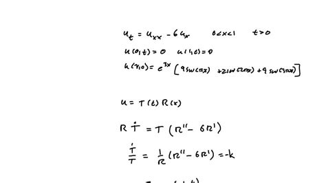 solved consider the equation ut uxx−6ux 0