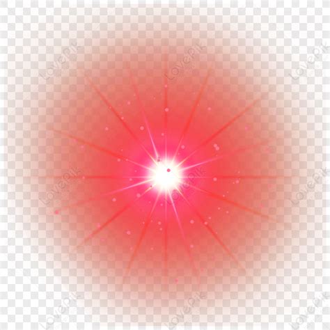 붉은 폭발 일러스트 글로우 조명 효과빨간불밝은 등 Png 일러스트 무료 다운로드 Lovepik