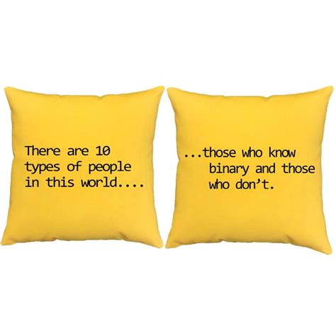 Binary Code Throw Pillows Throw Pillows Quote Throw Pillow Pillows