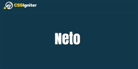 CSS Igniter Neto 1 0 4 WP Themes Plugins