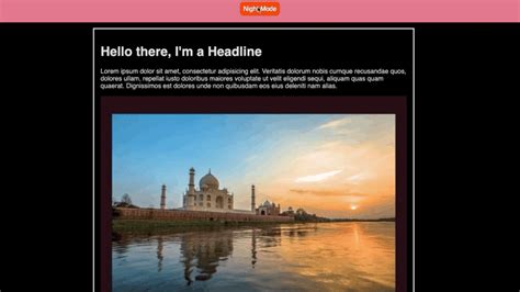 CSS Dark Mode W TWEAKS