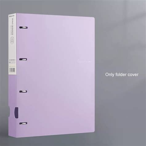 A Folder Punching Binder Four Hole Clip File Folder Insert Transparent Information Book