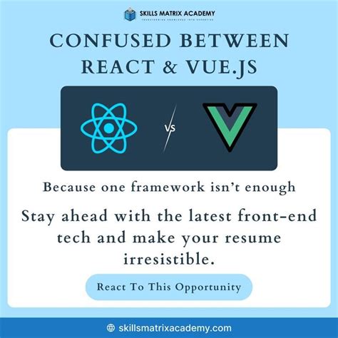 frontenddeveloper reactjs vuejs techskills careergrowth everyone