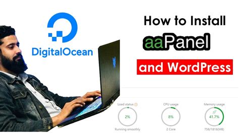 how to install aapanel and wordpress on digital ocean with one click