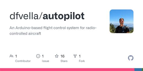 Github Dfvellaautopilot An Arduino Based Flight Control System For Radio Controlled Aircraft