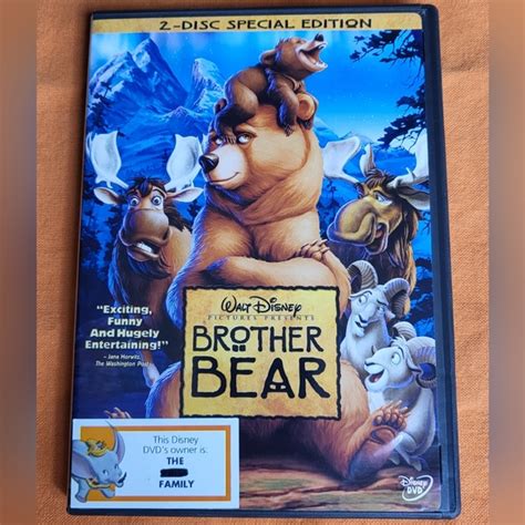 Media Brother Bear 2 Disc Special Edition Dvd Movie Full Screen