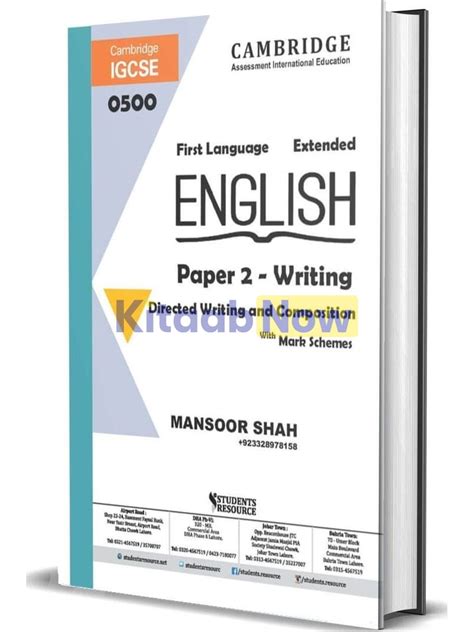 Igcse English Language 0500 Paper 2 Directed Writing And Composition Yearly 2018 2023 Kitaabnow