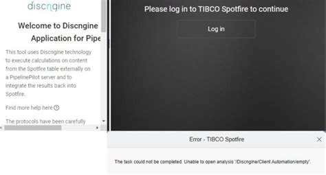 Swapp Unable To Open Analysis