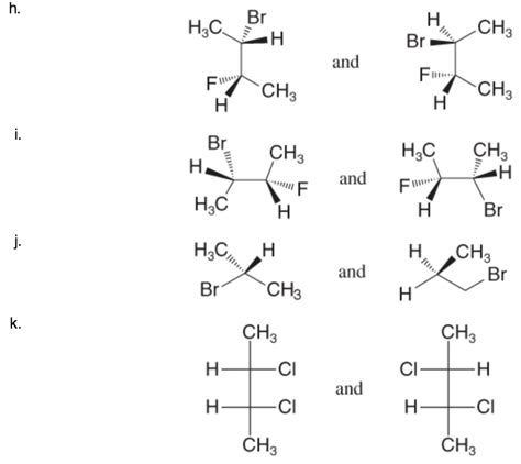 solved a consider the following pairs of structures