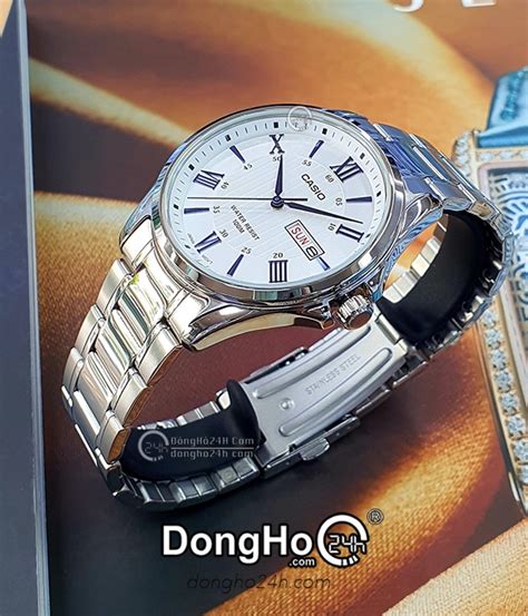 Đồng Hồ Casio Mtp 1384d 7a2 Nam Quartz Pin Dây Kim Loại Chính Hãng