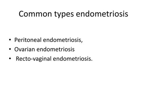 PPT Endometriosis PowerPoint Presentation Free Download ID