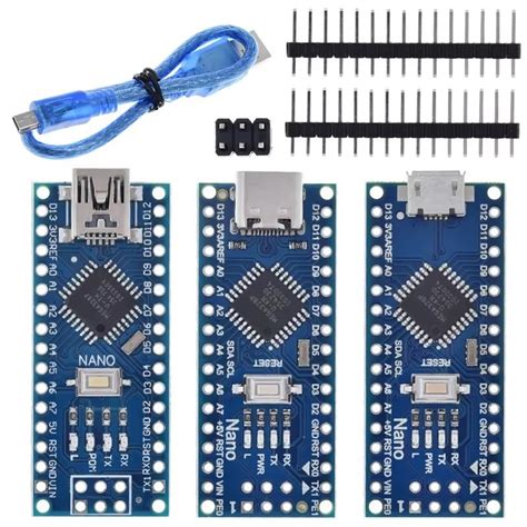 For Nano V30 Micro Controller Module Atmega328p Module Nano Board Ch340 Usb Cable Compatible