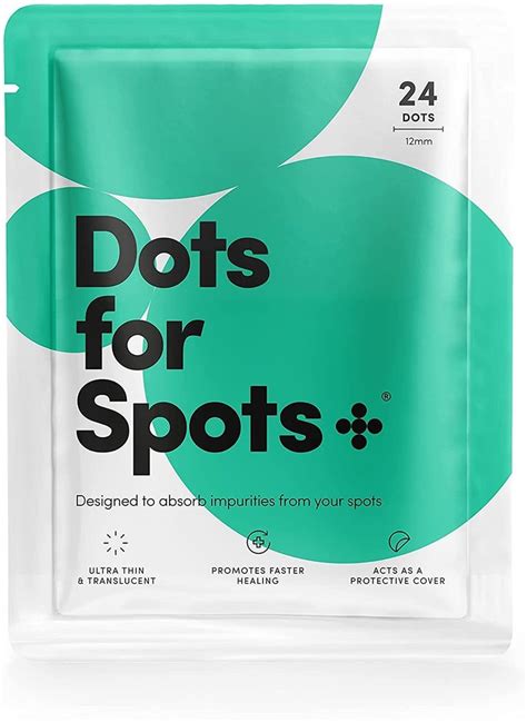 Dots For Spots Mega Dot Pimple Patches Pack Of 10 Niacinamide Formula Acne Patch For Face And