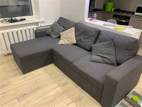 Кутовий диван сірого кольору 5 000 грн Мебель для гостиной Киев на Olx