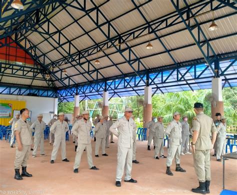 โครงการฝึกอบรม อปพร หลักสูตรทบทวน