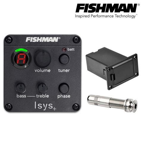 Fishman® Isys+ ปิ๊กอัพกีตาร์โปร่ง แบบติดตั้งด้านข้าง รุ่น OEM-ISYS-601 ...