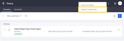 site staging ui reference liferay official documentation liferay learn