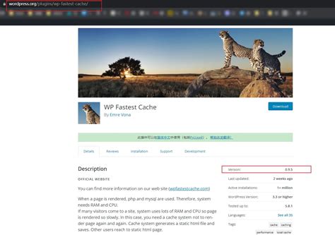 wordpress插件WP Fastest Cache存在多个漏洞 雨苁ℒ