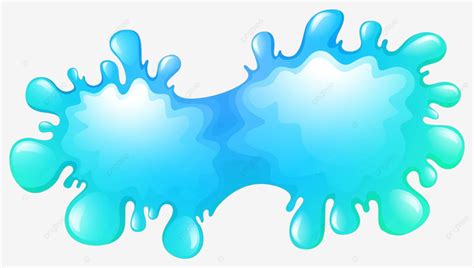 Blue Color Splash On White Color Explode Background Vector Color