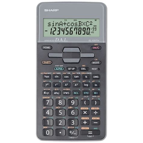Calculator Stiintific Sharp 273 Functii 12 Cifre Gri Emag Ro