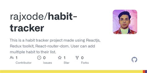 Github Rajxodehabit Tracker This Is A Habit Tracker Project Made