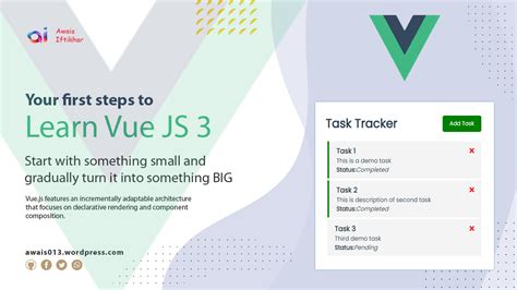 Learn Vue JS How To Create A Simple To Do App In Vue Js Awais Iftikhar