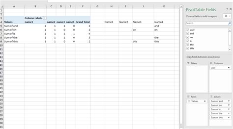 Excel Returning A List Of Column Headers When The Row Value Is Zero