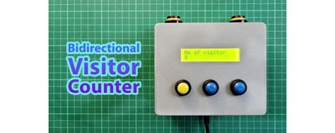Bidirectional Visitor Counter Using Circuitpython On Maker Nano Rp2040