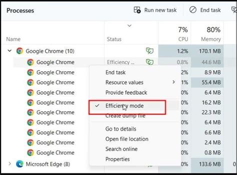 How To Disable Efficiency Mode In Task Manager Windows Efficiency Mode Is Making Apps Like