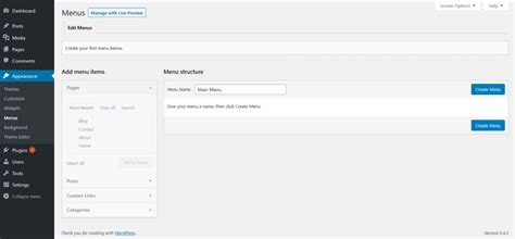 How To Create A Navigation Menu In Wordpress Step By Step