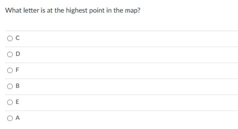 Solved What Is The Contour Interval Of The Map Be Very Chegg
