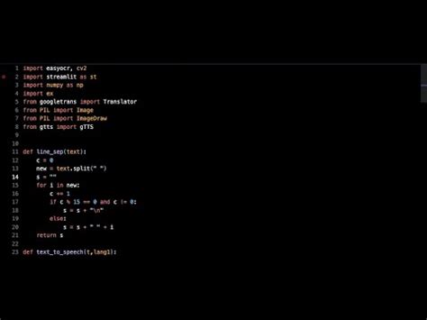 CS50 INTRODUCTION TO PYTHON FINAL PROJECT CAMTRANSLATE - YouTube