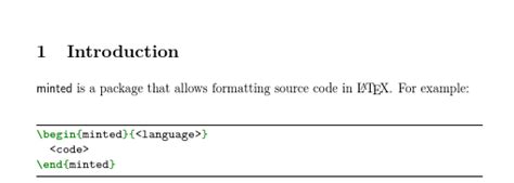 Minted Compatibility Issue TeX LaTeX Stack Exchange