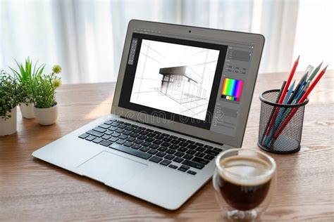 Architectural Design Modish Software Application For Architect Business Stock Image Image Of
