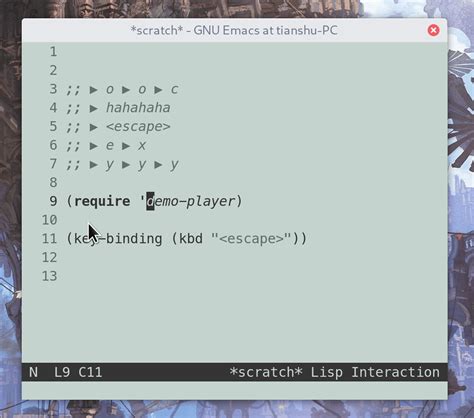 想做一个操作的播放器 Emacs general Emacs China