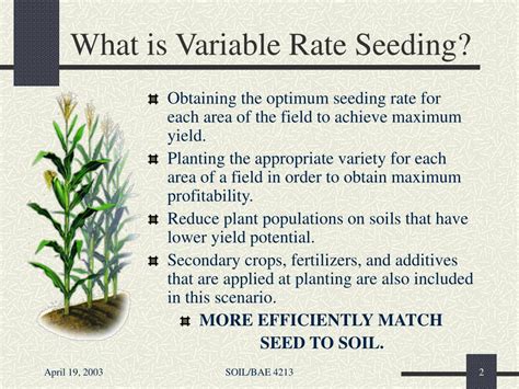 Ppt Variable Seeding Rate Technologies Powerpoint Presentation Free